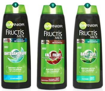 Garnier Fructis Men – trei sampoane pentru barbati | avantaje.ro