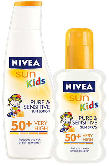 Protectie solara avansata pentru copii, cu NIVEA Sun Kids Pure ...