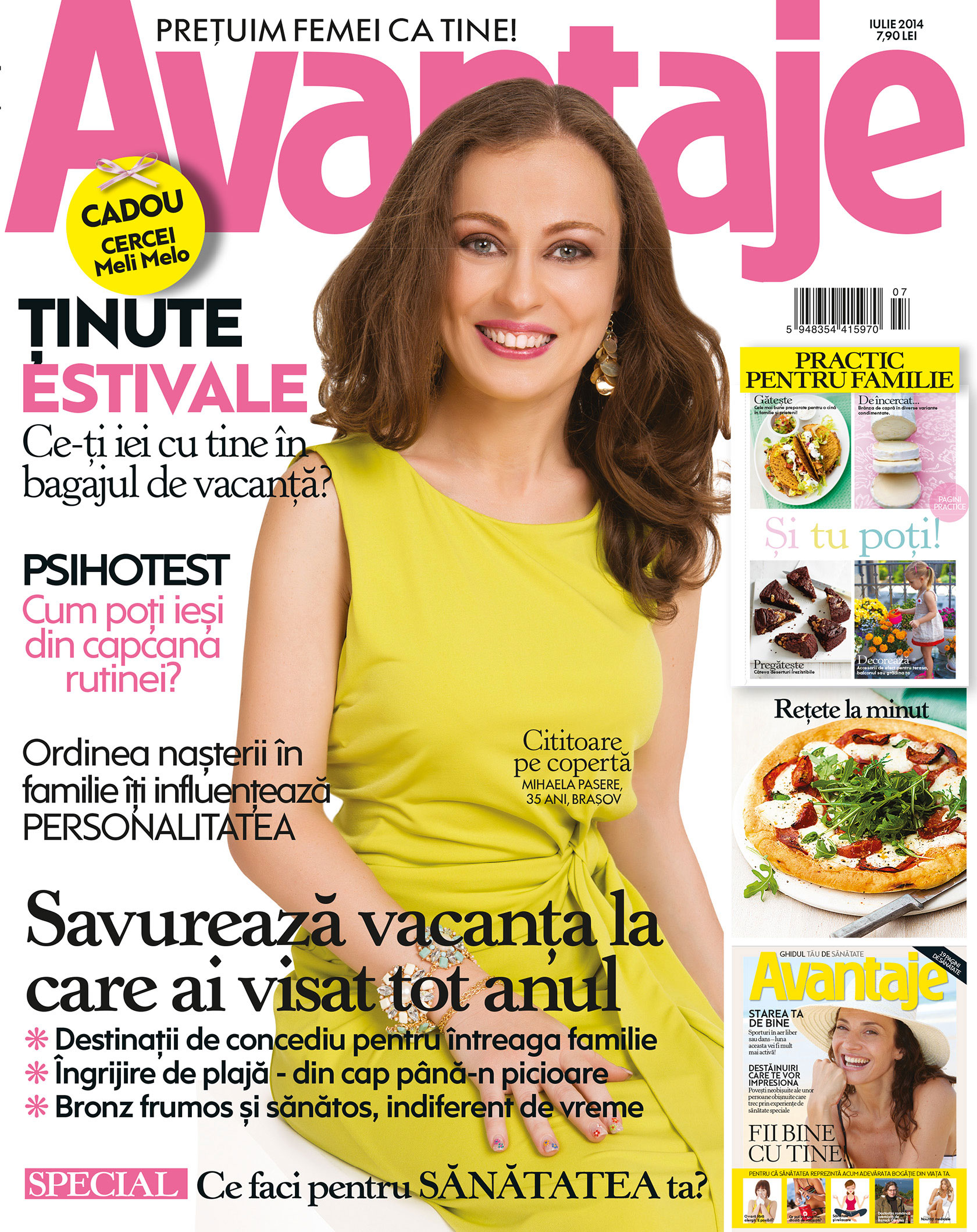 Revista AVANTAJE ediția iulie 2014 - Editorial - Avantaje.ro - Ghidul complet al femeii moderne