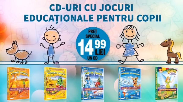 Nu rata colecția de CD-uri educative pentru copii! | avantaje.ro