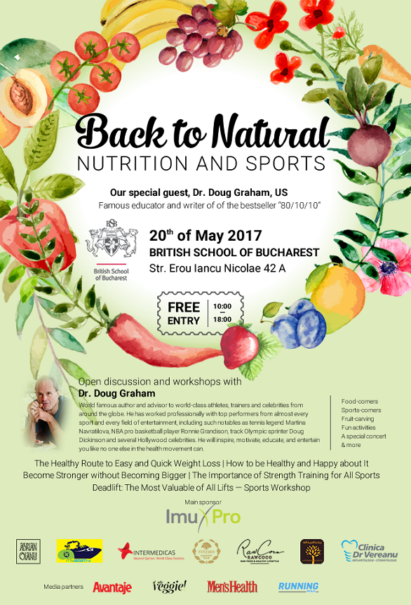 Dr. Douglas Graham, unul dintre părinții mișcării raw moderne, vine în ...