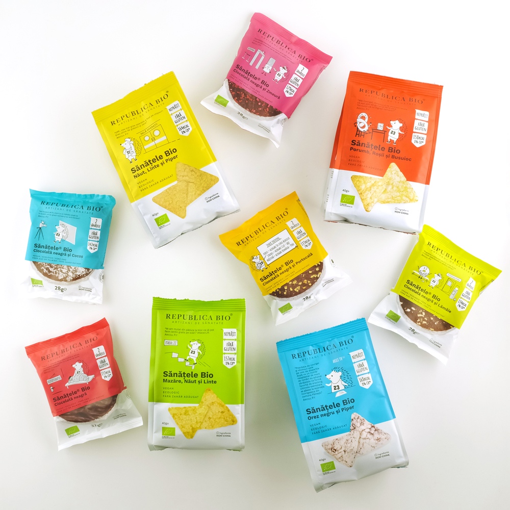 Republica BIO® intră în categoria de snacks-uri prin lansarea noii game ...