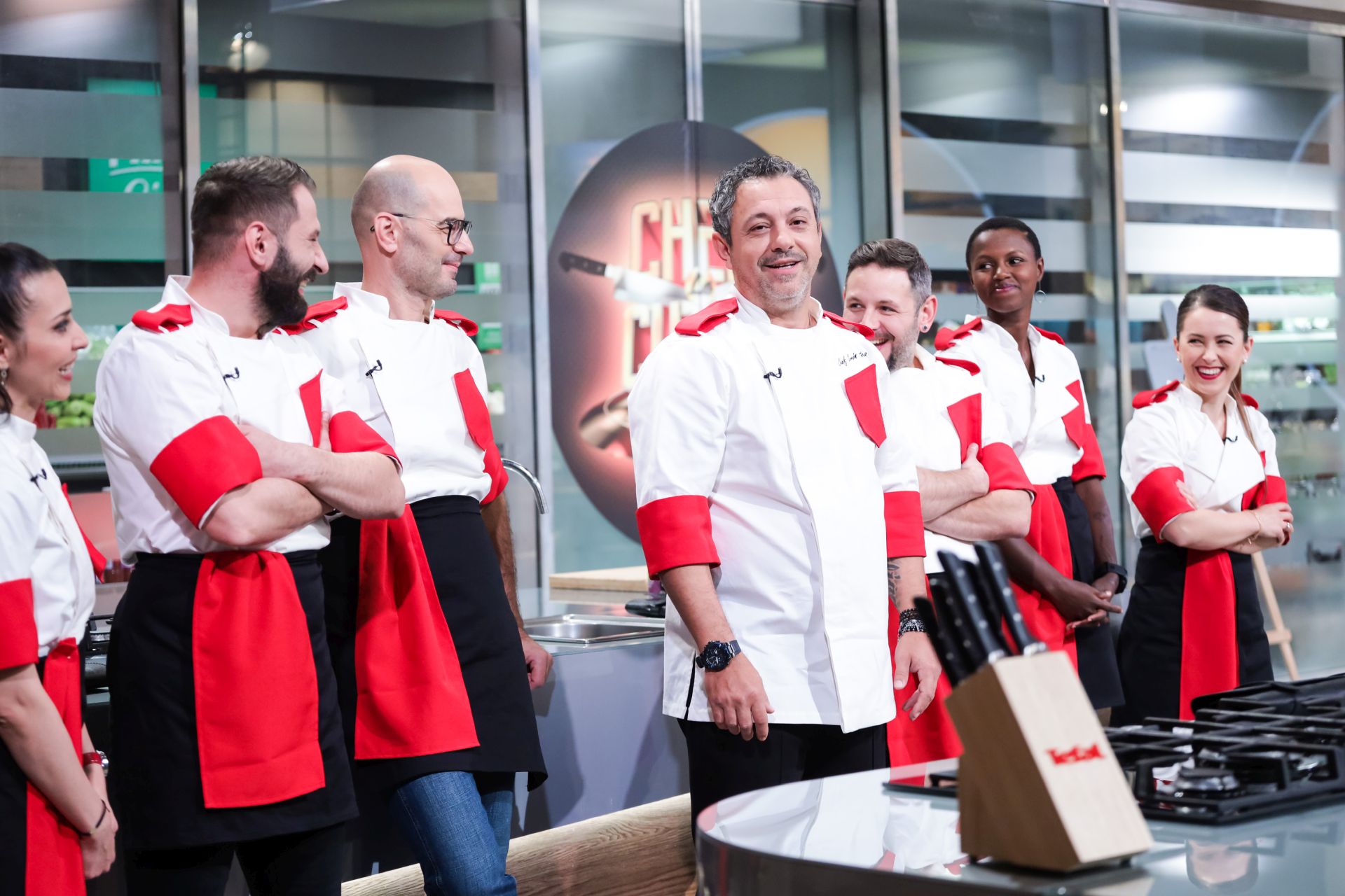 Echipele de la „Chefi la cuțite” 2023. Florin Dumitrescu, Sorin Bontea ...