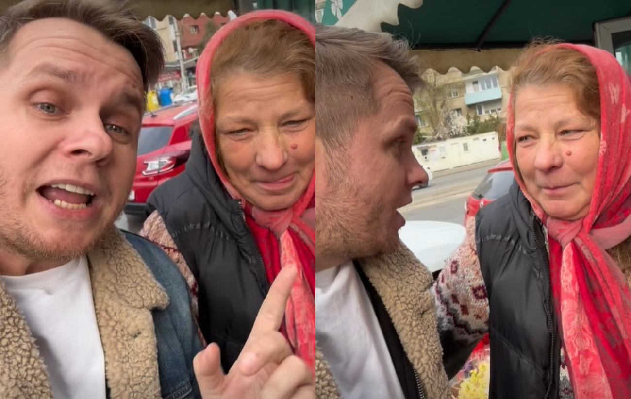 Soacra lui Codin Maticiuc vinde flori în București, la gura de metrou 1 ...