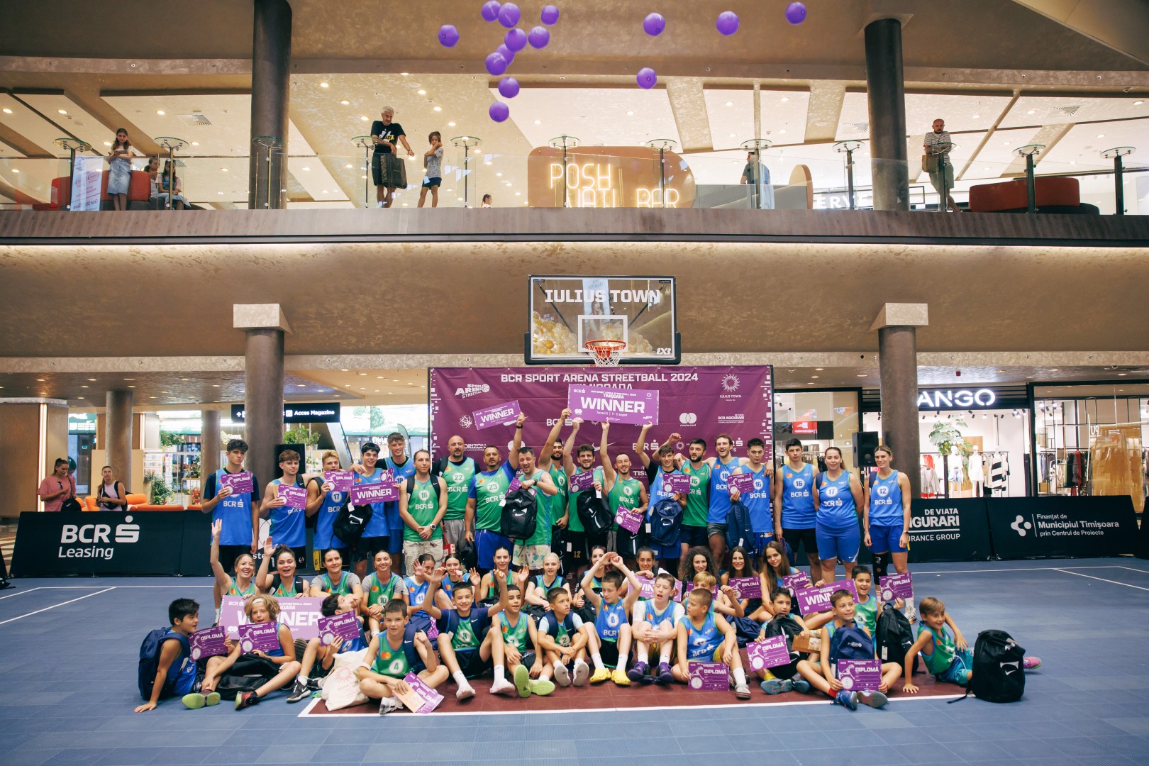 Baschetul 3x3 a adus spiritul olimpic la Iulius Town Timișoara