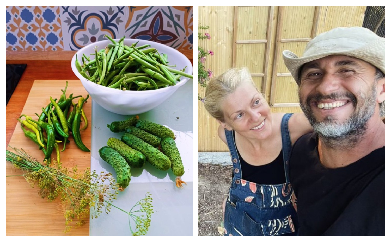 Imagini din grădina cu legume a Danei Nălbaru și a lui Dragoș Bucur. Au ...