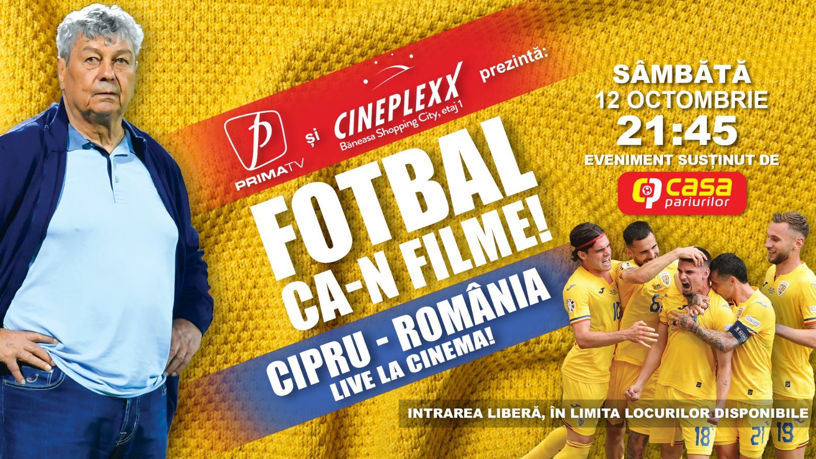 Premieră în România: Prima TV transmite meciul Naționalei cu Cipru și ...