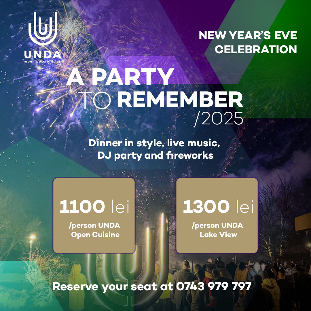 Pășește în 2025 la UNDA cu o petrecere memorabilă!