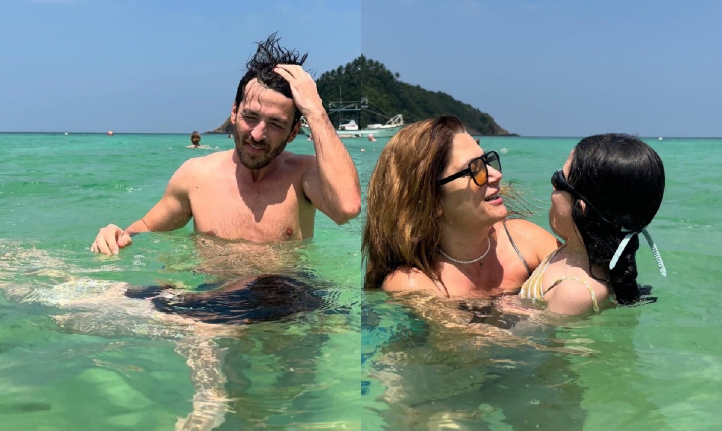 Amalia Enache în ipostaze rare și emoționante alături de fetița ei, Alma, și tatăl misterios al ...