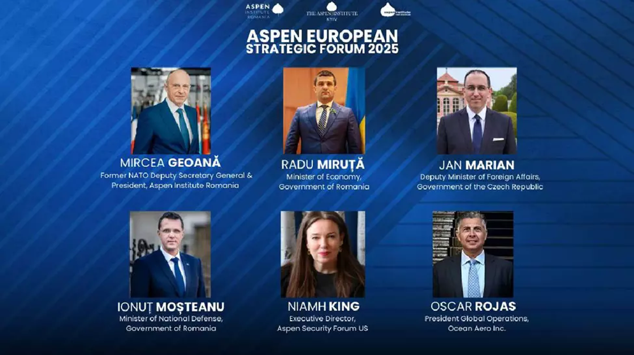 Aspen European Strategic Forum, la București, pe 19 septembrie 2025 ...