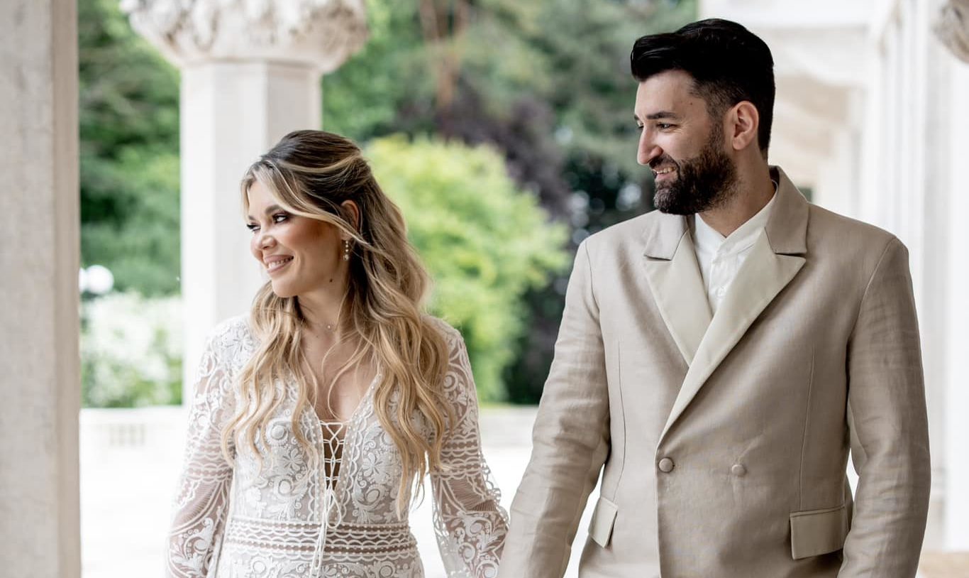 Gina Pistol și Smiley, primele imagini de la nuntă. Ce rochie de ...